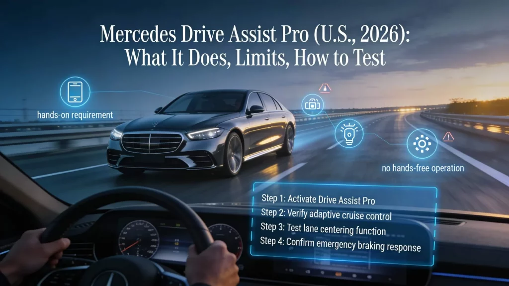 Mercedes Drive Assist Pro: What It Does and How to Test It - InnoGazette