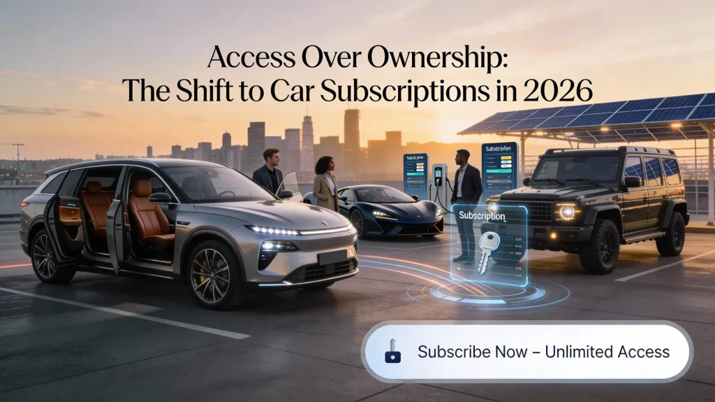 Access Over Ownership: The Shift to Car Subscriptions in 2026 - InnoGazette