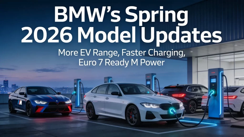BMW's Spring 2026 Model Updates: More EV Range, Faster Charging, and ...